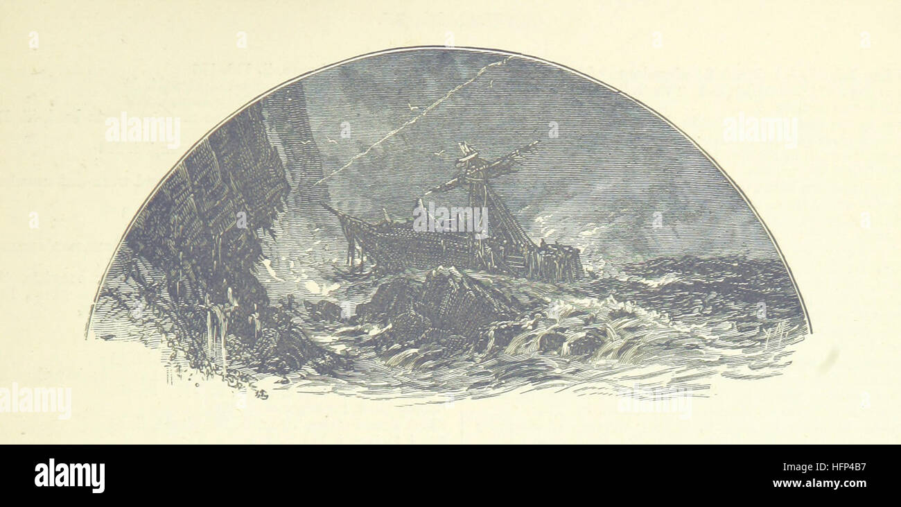 This page from 'The Sea' narrates tales of maritime adventure, peril ...