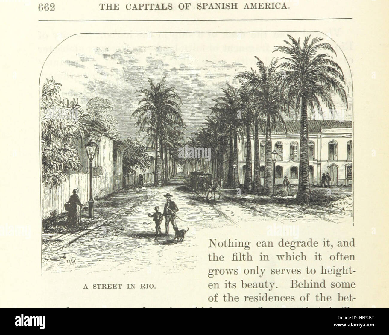 The image from 'The Capitals of Spanish America' presents illustrations ...