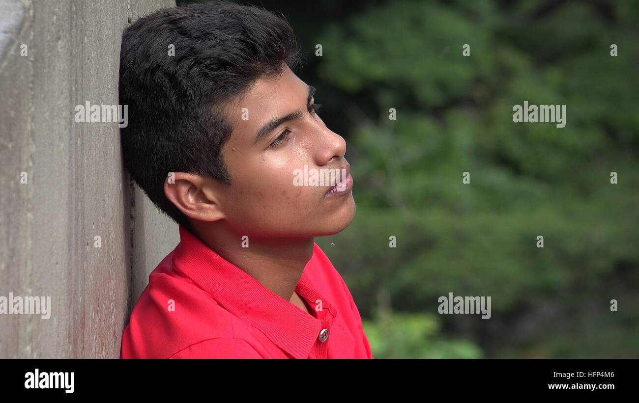 Lonely Rejected Teen Boy Stock Photo - Alamy