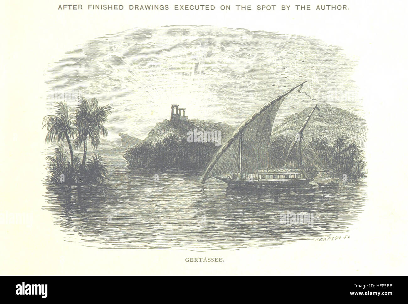 This image is from page 7 of 'A Thousand Miles Up the Nile,' describing ...