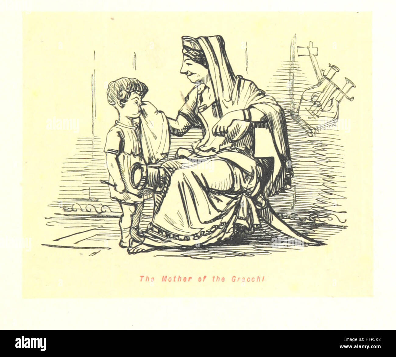 This image from 'The Comic History of Rome' depicts humorous ...