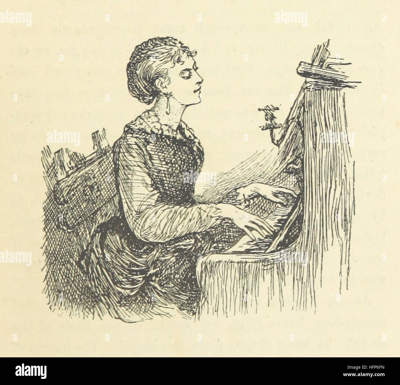 Hand Playing Piano Drawing High Resolution Stock Photography and Images ...