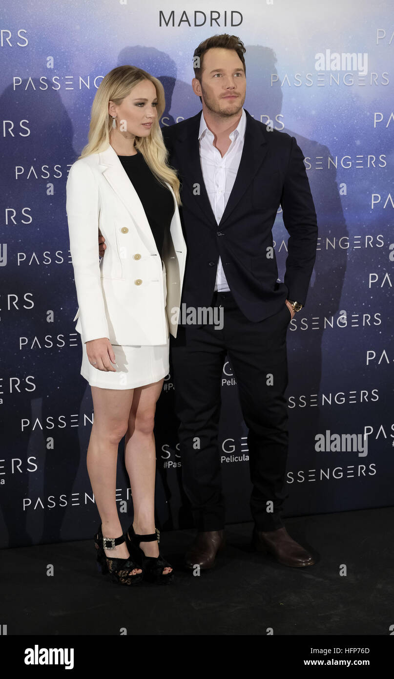 'Passengers' photocall at Hotel Villa Magna Featuring: Jennifer ...