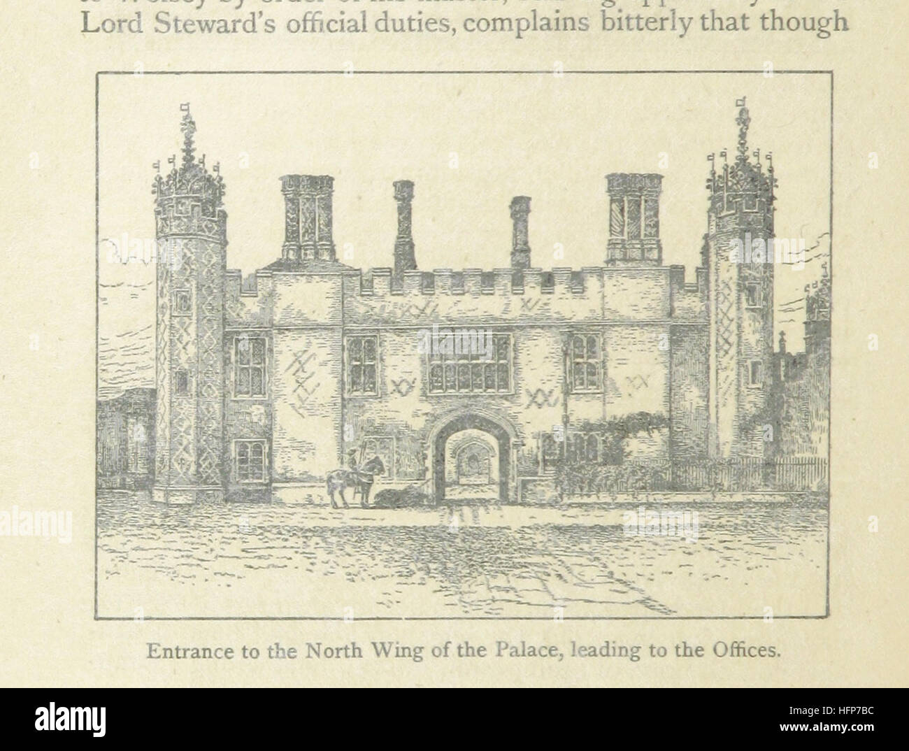 This image from 'The History of Hampton Court Palace' provides an ...