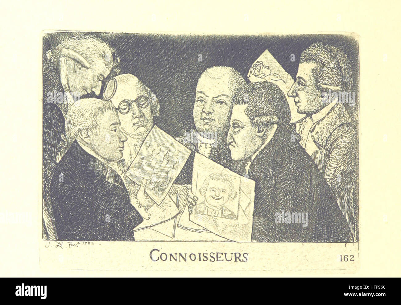 This collection of original portraits and caricatures by J. Kay ...