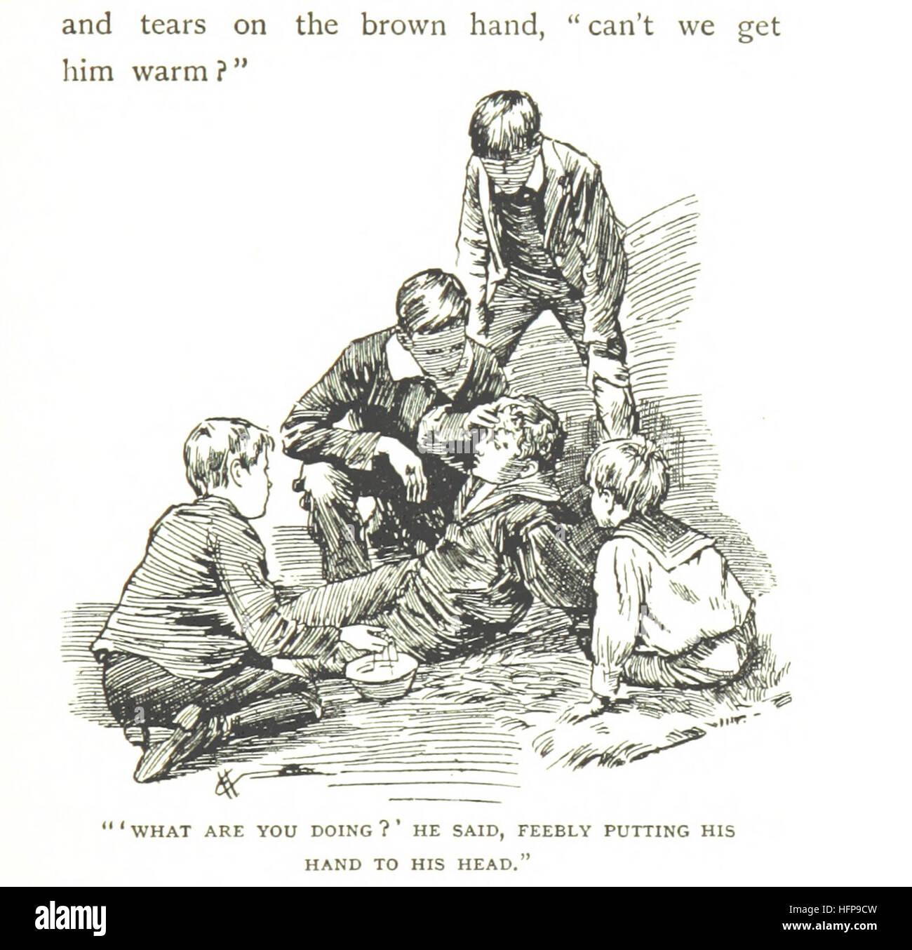 An image from 'Miss Bobbie,' showing a scene from the narrative ...