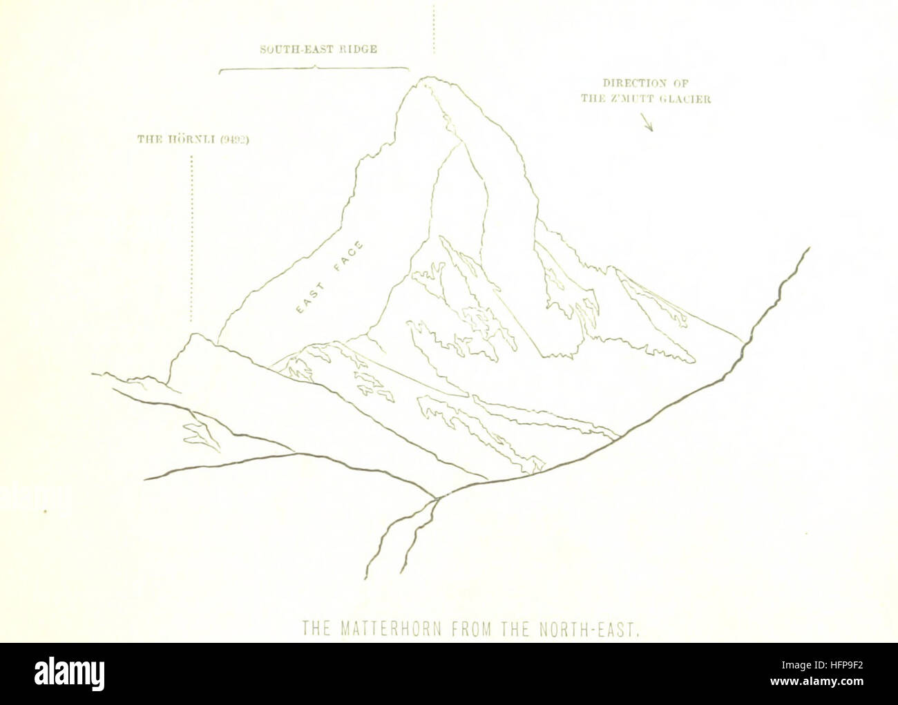 An account of the first ascent of the Matterhorn, complete with maps ...
