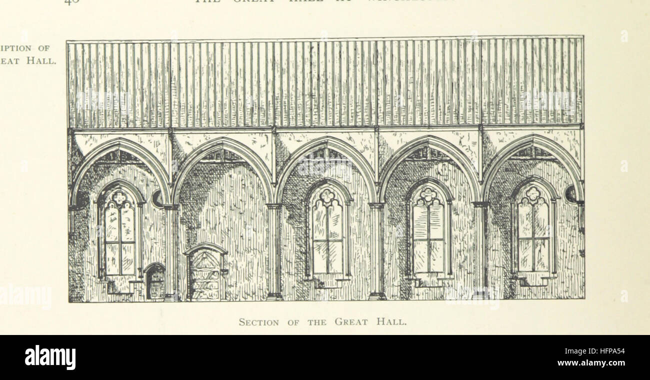 Illustration from 'The Great Hall, Winchester Castle', depicting the ...