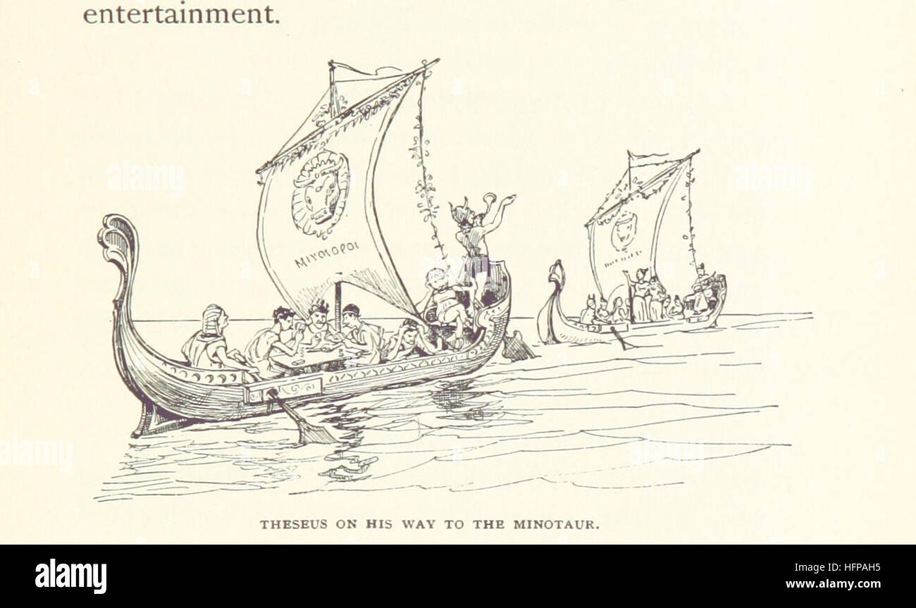 Illustration from 'Comic History of Greece', depicting key events from ...