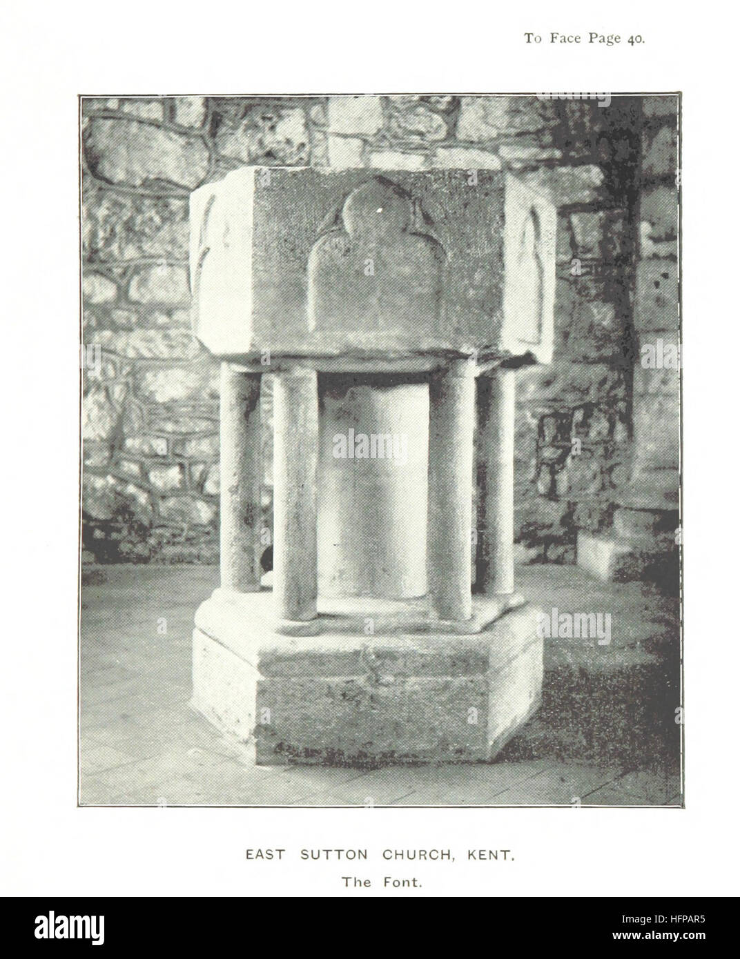 An illustration from 'Sutton Valence & East Sutton,' depicting early ...