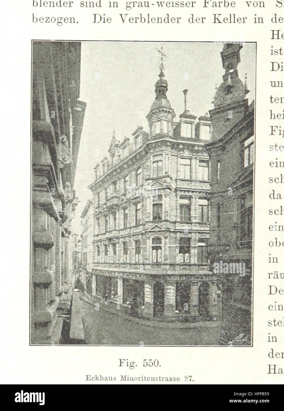 A detailed work on the architecture and buildings of Cologne, presented ...