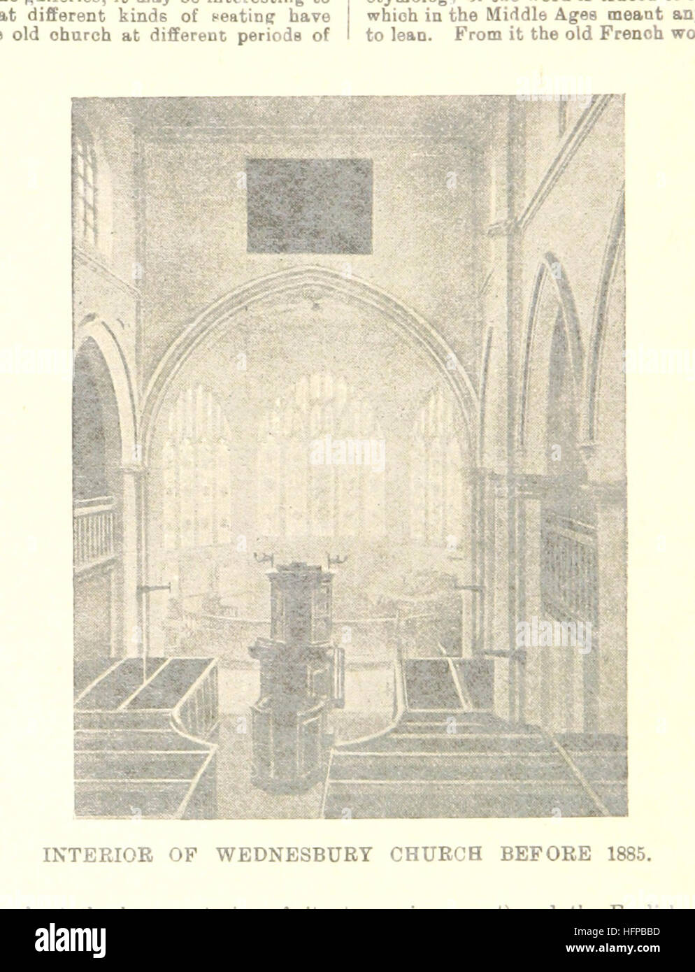 This image from 'Olden Wednesbury' (1899) depicts architectural and ...