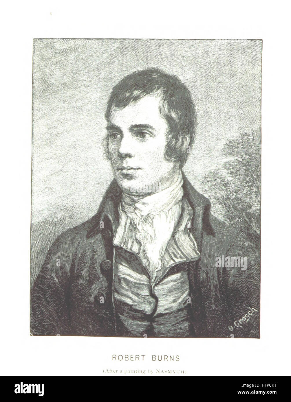 A collection of selected poems by Robert Burns, featuring an ...