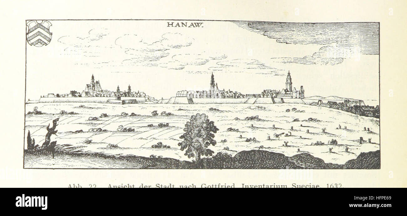 Image from 'Die Bau- und Kunstdenkmäler der Stadt Hanau', documenting ...