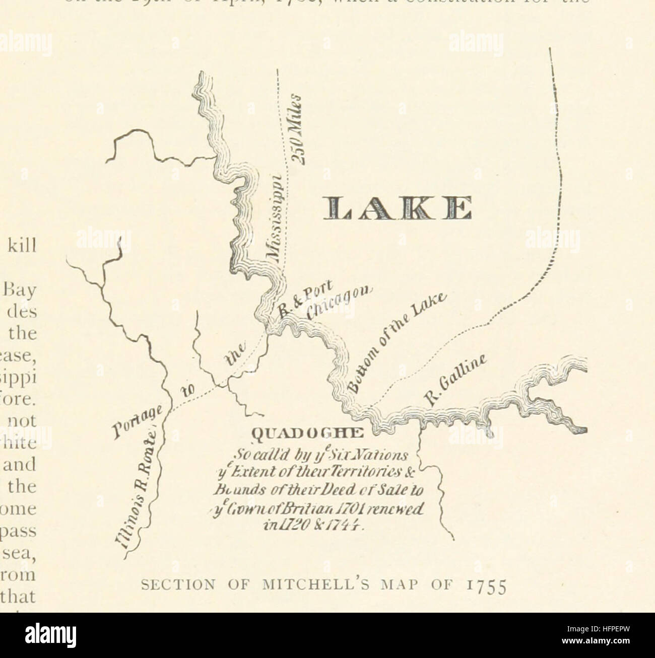 Vintage chicago maps hi-res stock photography and images - Alamy