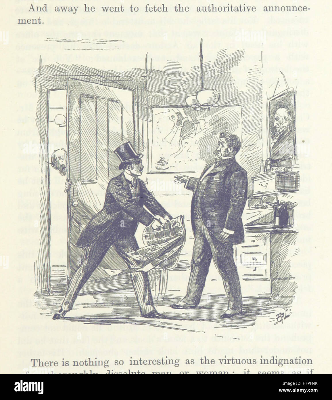 This image, from page 85 of 'A Woman's Courage,' tells the story of a ...