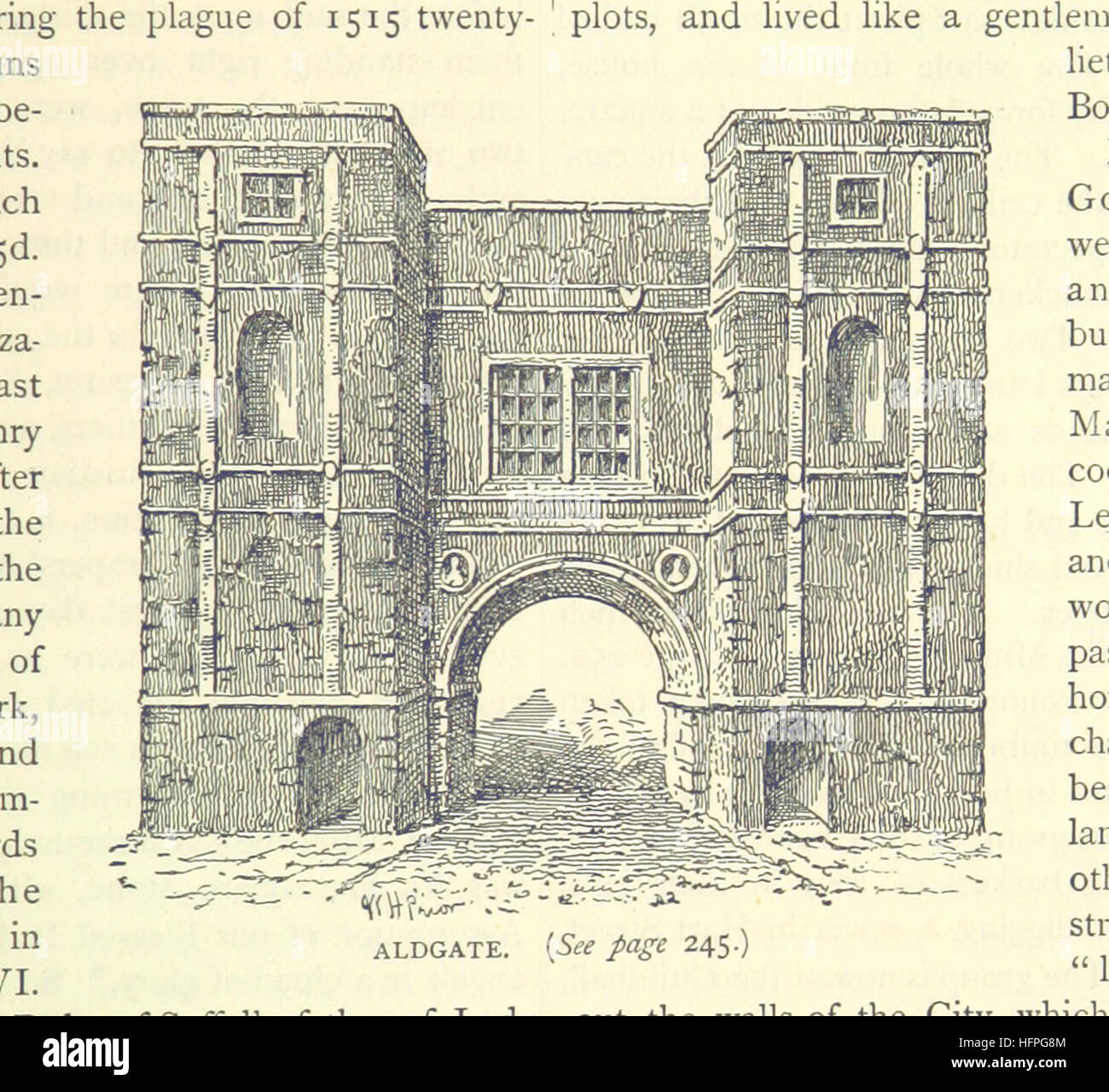 This image from 'Old and New London' illustrates the transformation of ...