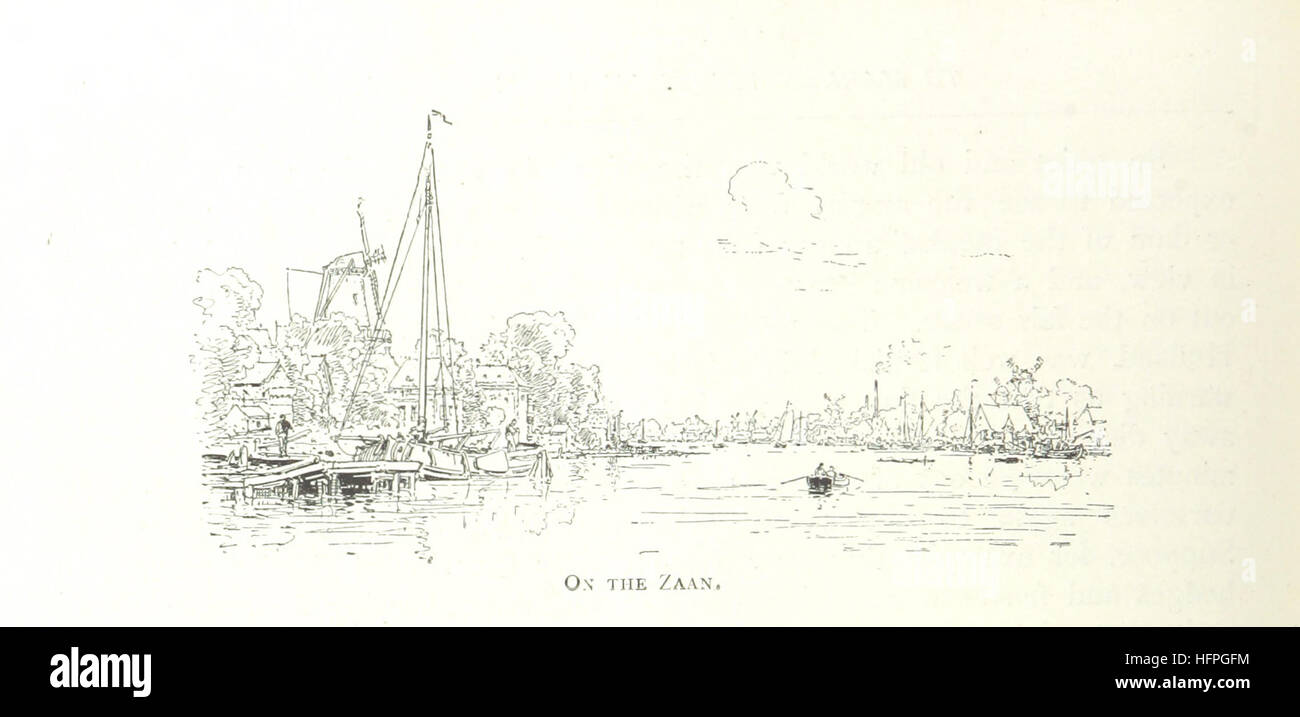 A collection of drawings depicting various scenes from Holland, created ...