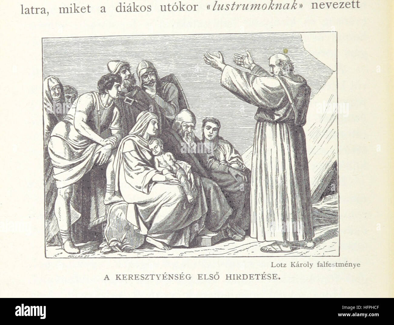 A historical image from the second illustrated edition of 'A magyar nemzet to,rte,nete rege,nyes ...
