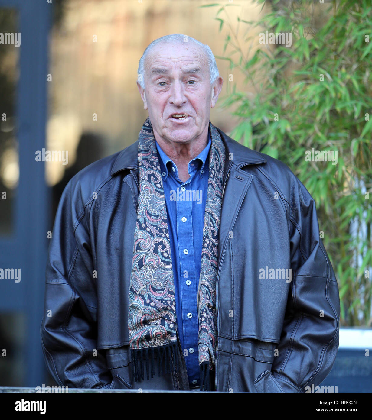 Len Goodman outside ITV Studios Featuring: Len Goodman Where: London ...