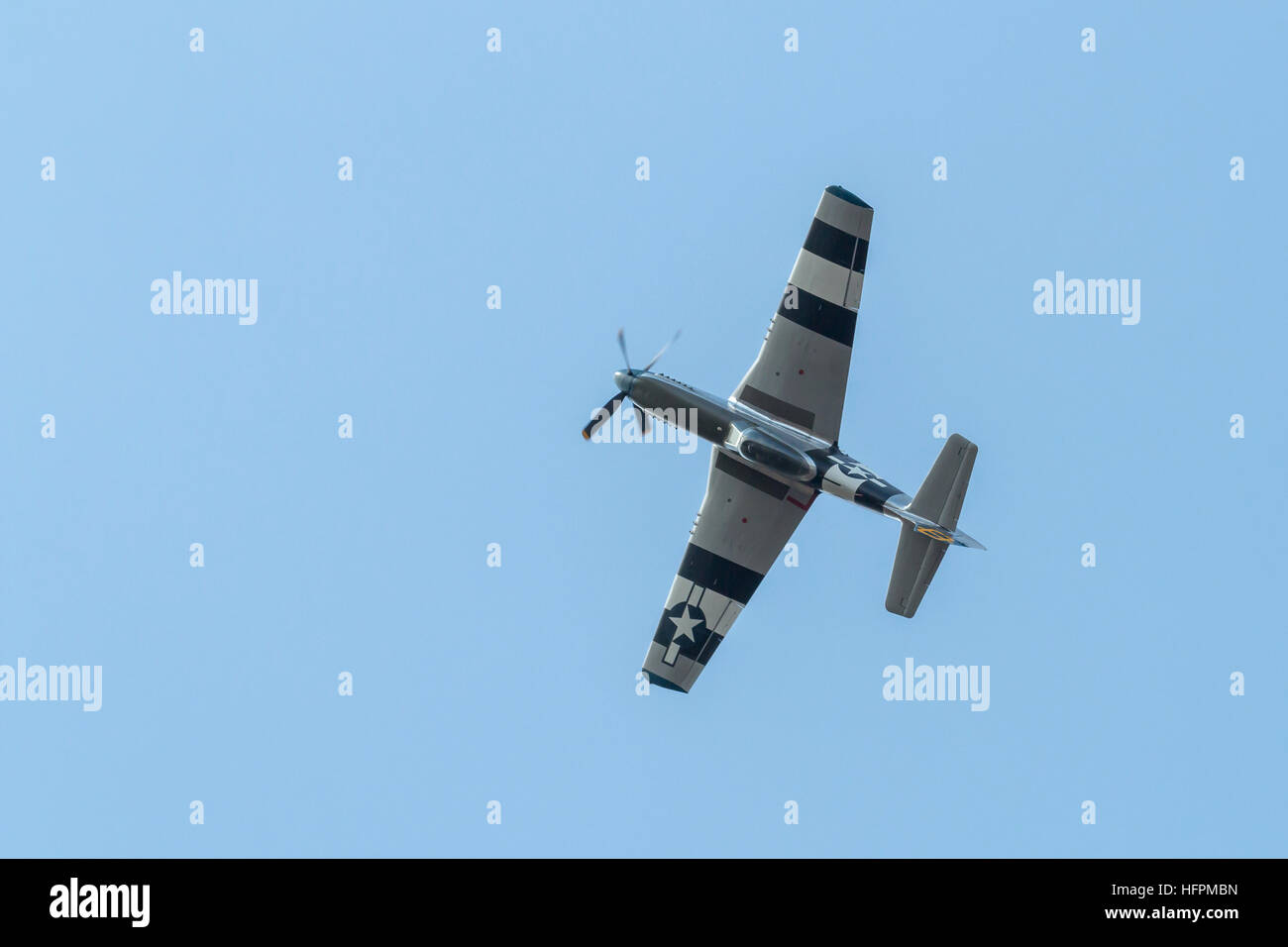 Vintage North American Aviation P-51 Mustang single seat fighter ...