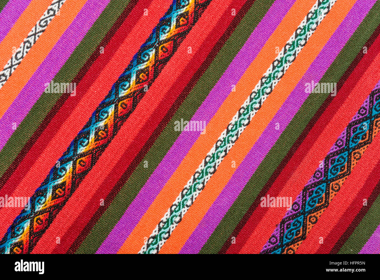 Andean weaving loom made in bright colors Stock Photo - Alamy
