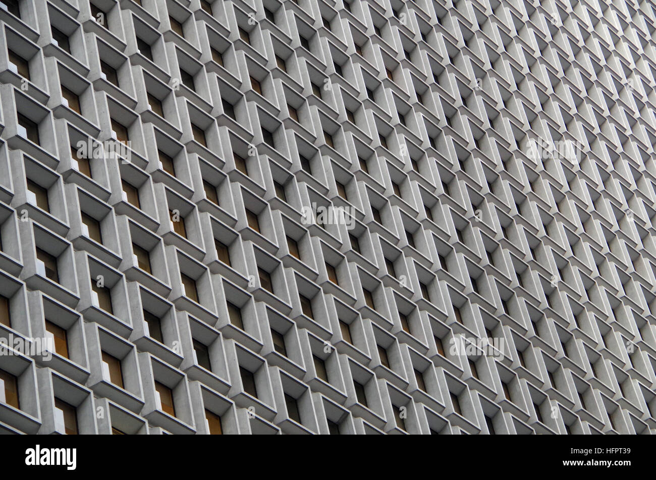 Midtown Manhattan NYC intersecting high-rise buildings architectural ...