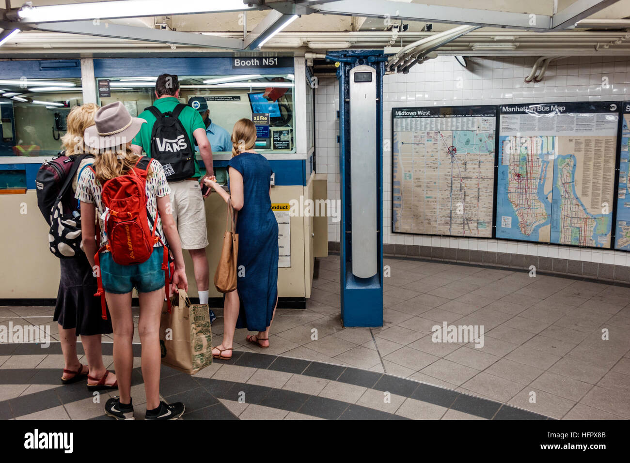 Subway ticket booth hi-res stock photography and images - Alamy