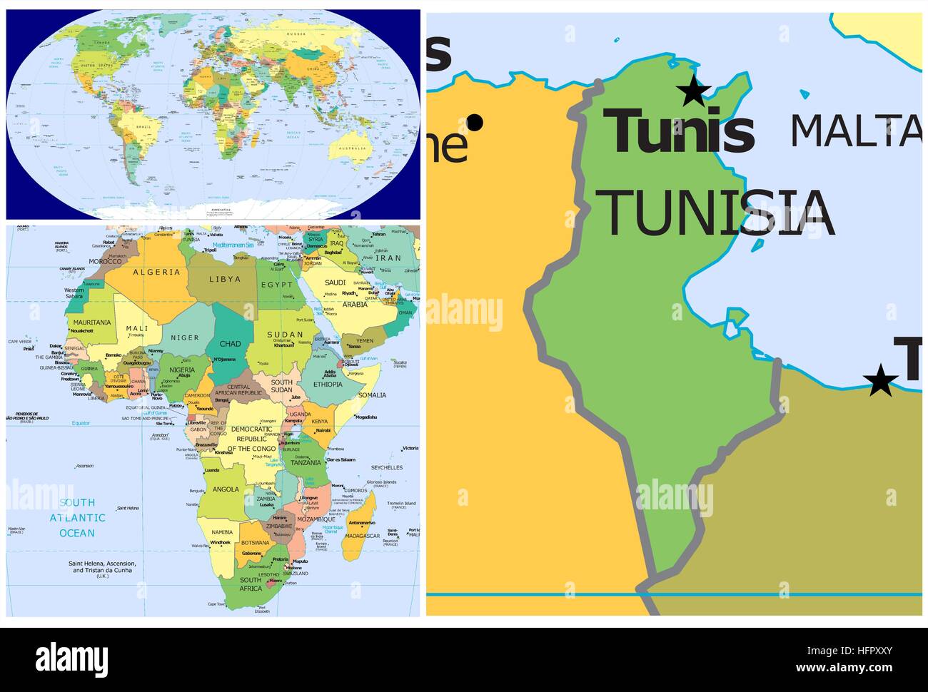 Tunisia Administrative High Resolution Stock Photography and Images - Alamy