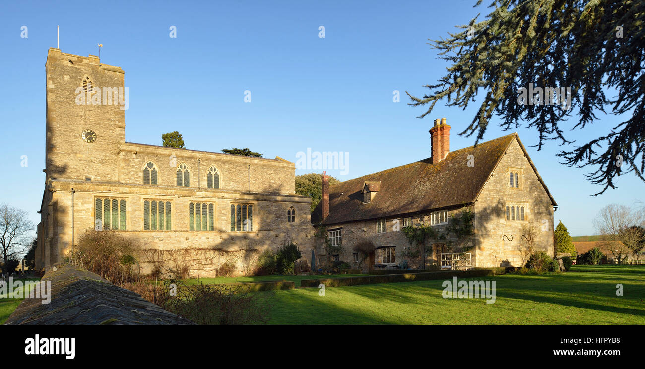 Priory Farmhouse & Priory Church of Saint Mary, Deerhurst, Tewkesbury ...