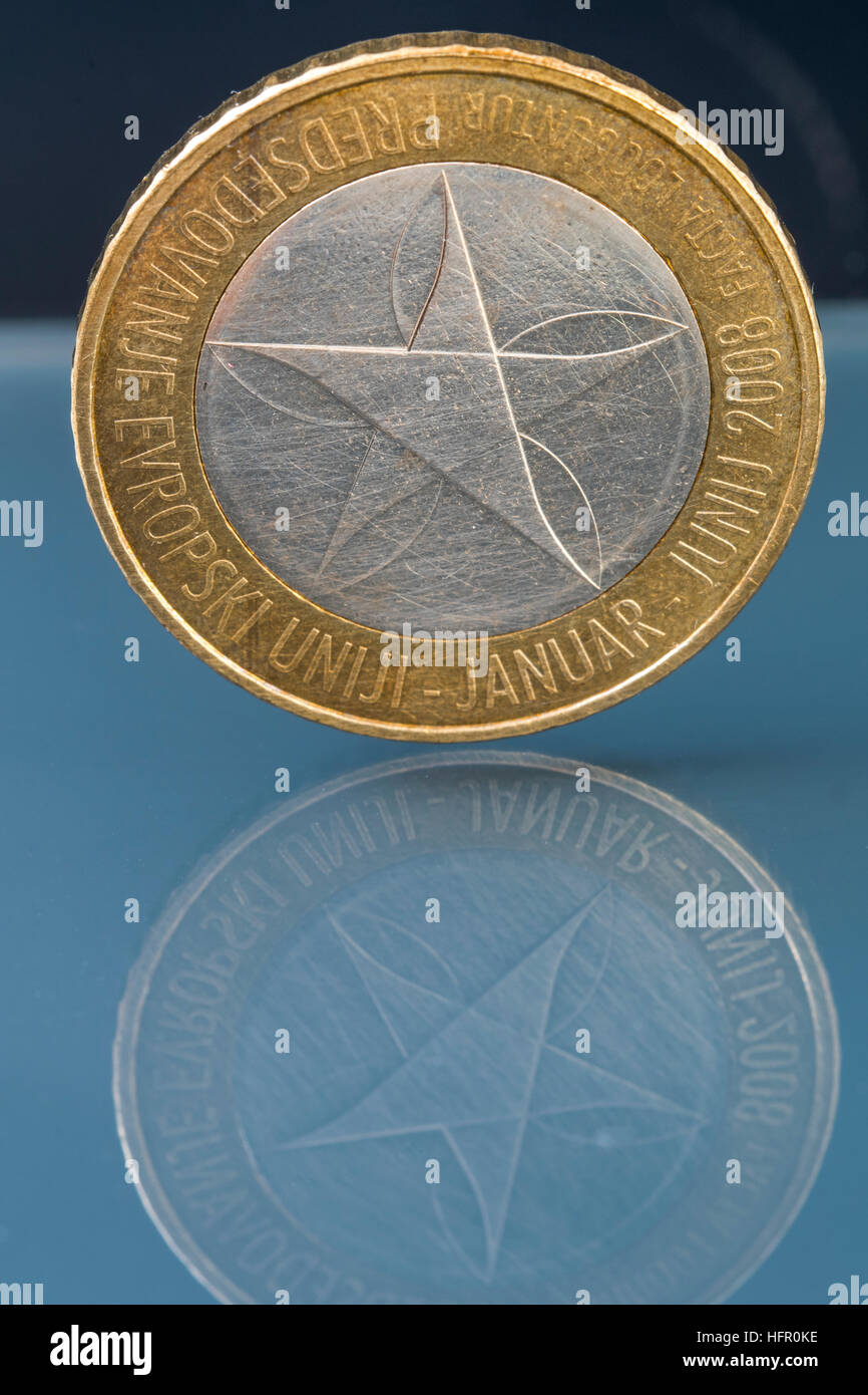 Rare limited edition three 3 Euro coin issued by Slovenia celebrating ...