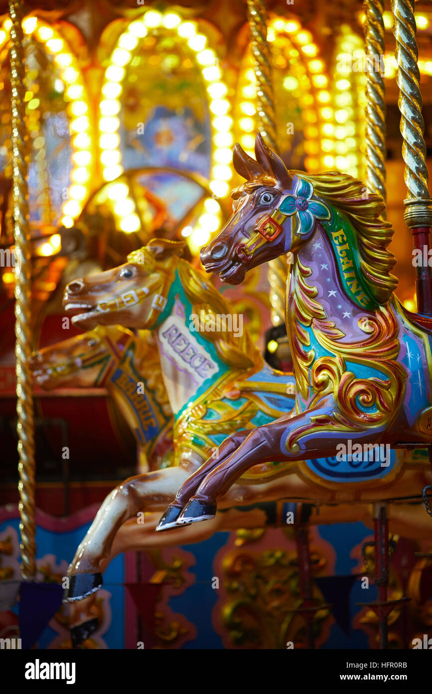 Ashton Tameside Christmas carousel ride Christmas winter festive ...