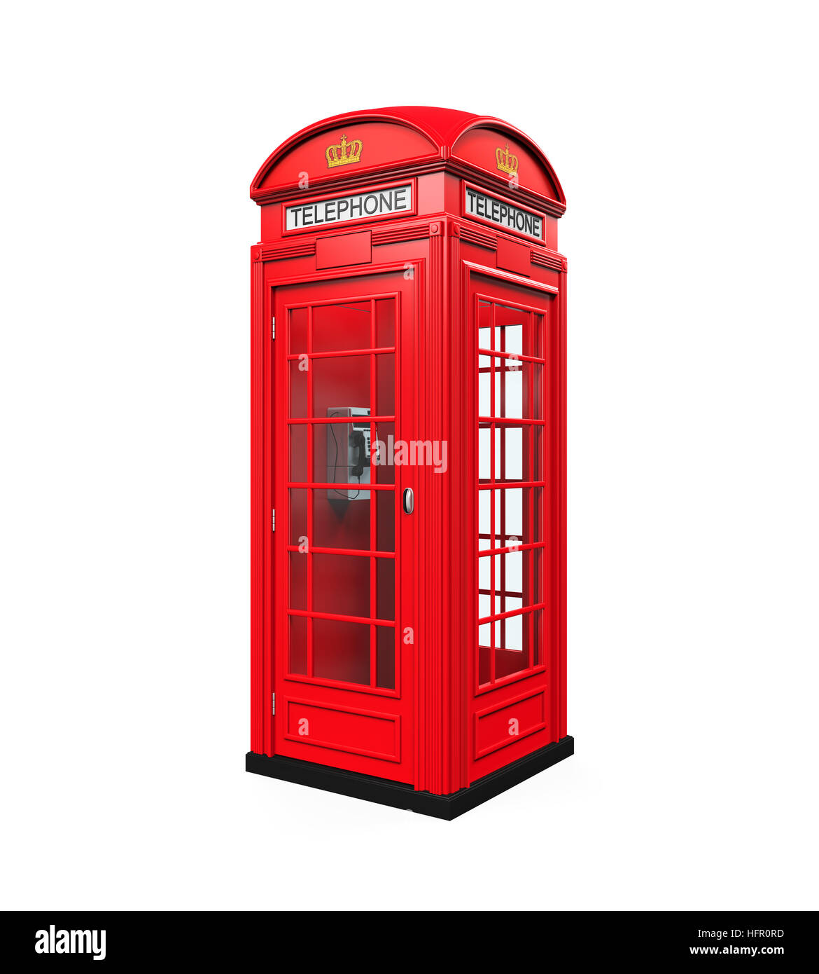 British Red Telephone Booth Stock Photo - Alamy