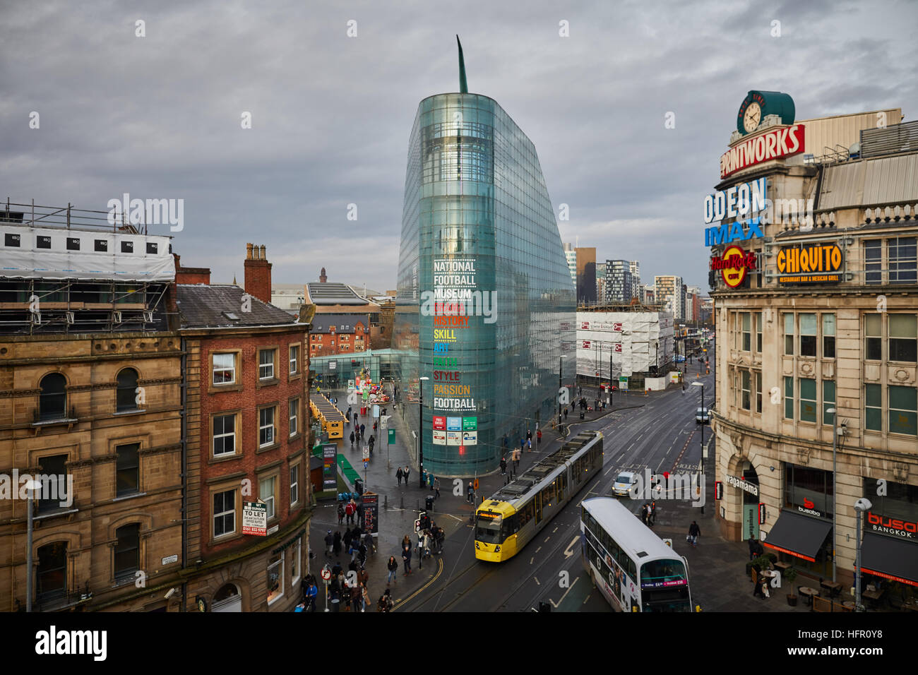Urbis, National Football Museum in Manchester Stock Photo - Alamy
