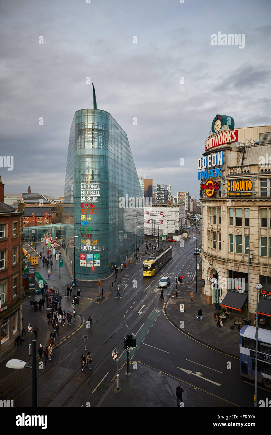 Urbis, National Football Museum in Manchester Stock Photo - Alamy