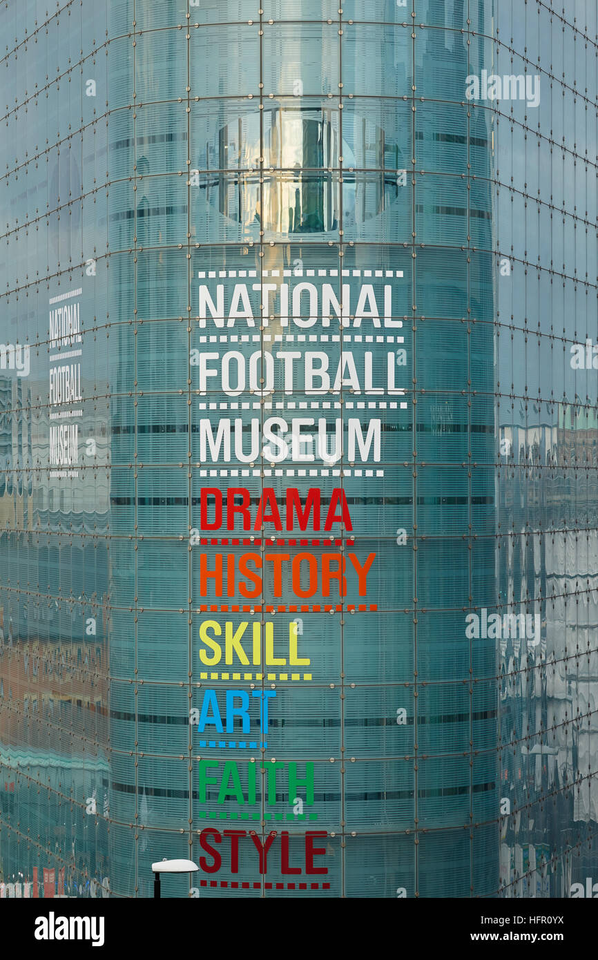 Urbis, National Football Museum in Manchester Stock Photo - Alamy