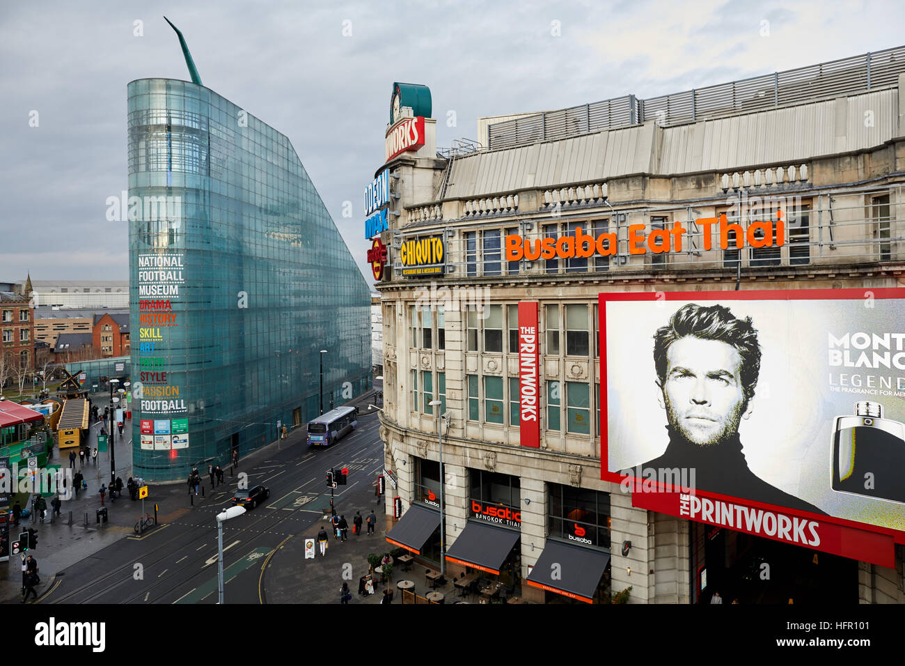 Urbis, National Football Museum in Manchester Stock Photo - Alamy