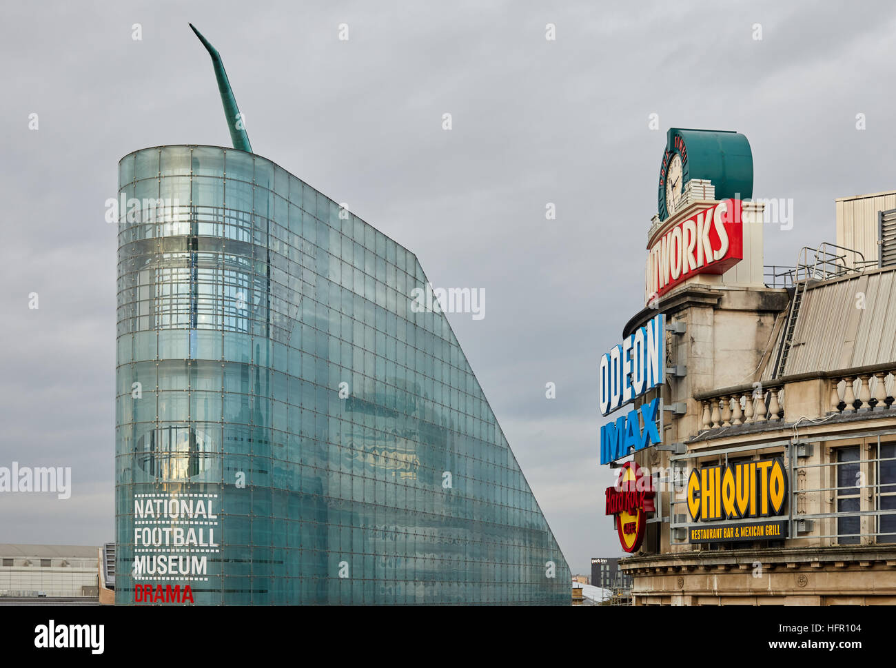 Urbis, National Football Museum in Manchester Stock Photo - Alamy