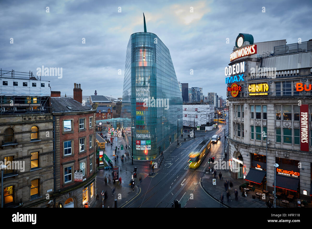Urbis, National Football Museum in Manchester Stock Photo - Alamy