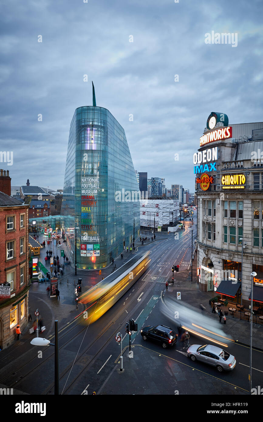 Urbis, National Football Museum in Manchester Stock Photo - Alamy