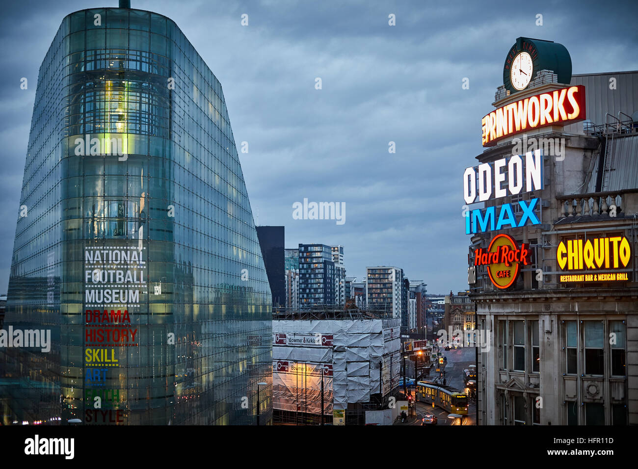 Urbis, National Football Museum in Manchester Stock Photo - Alamy