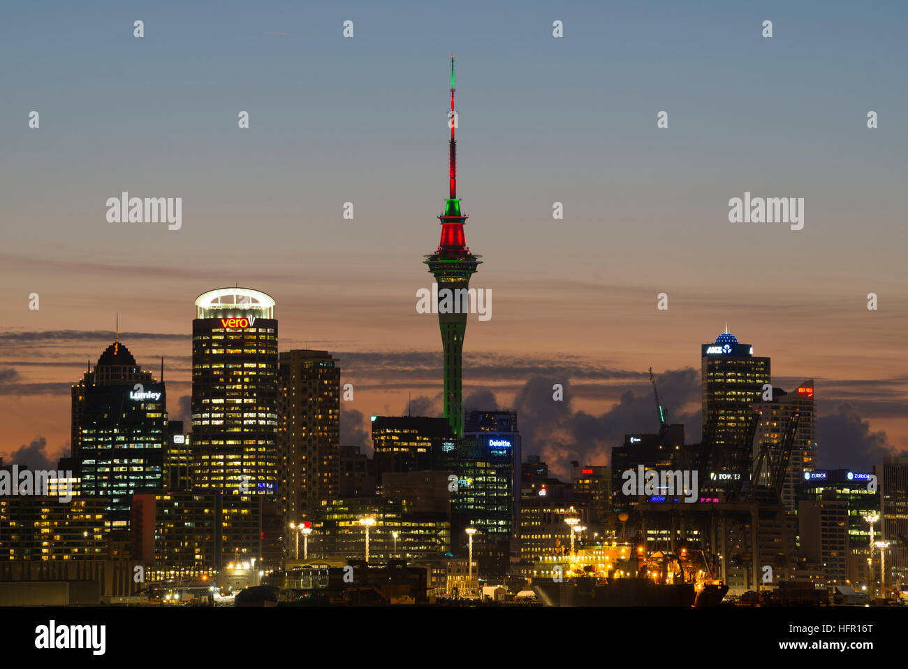 Auckland Sky Tower, Auckland, New Zealand Stock Photo - Alamy