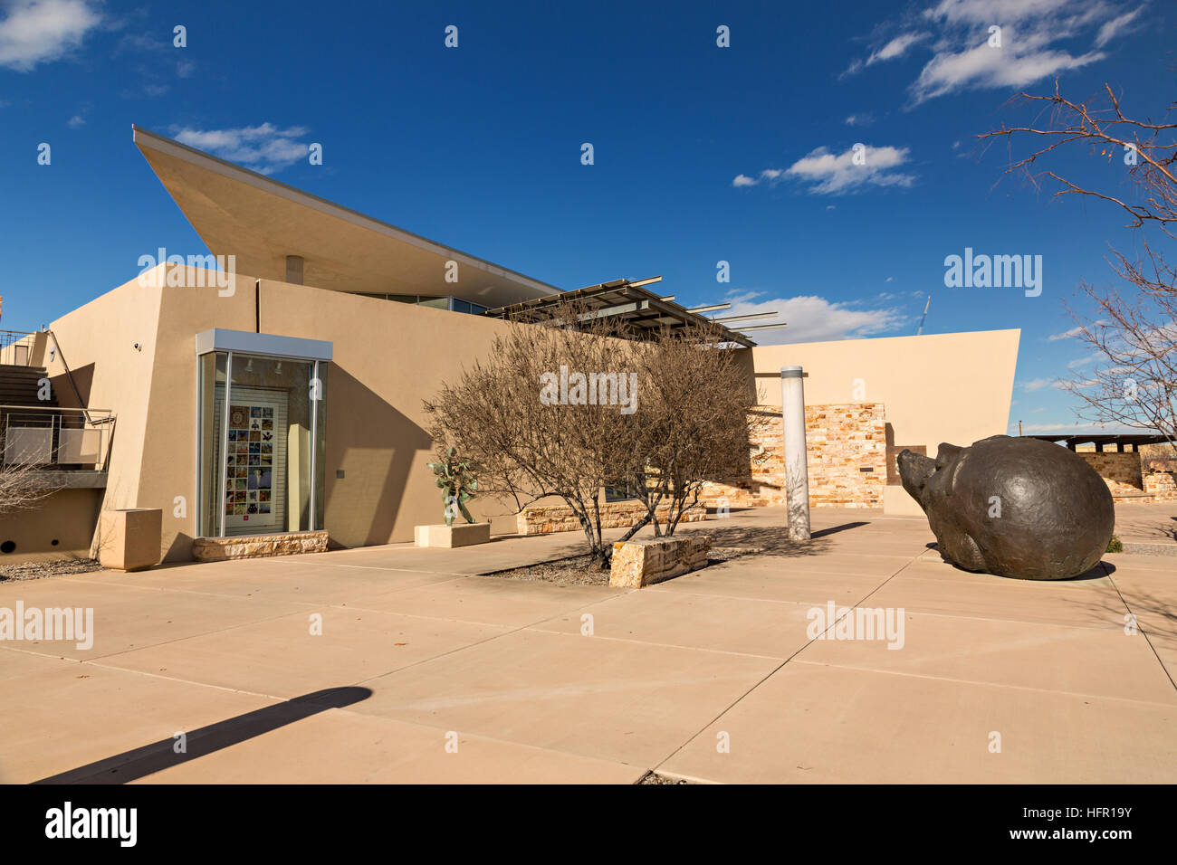 Exterior of the Albuquerque Museum in Albuquerque, New Mexico Stock ...