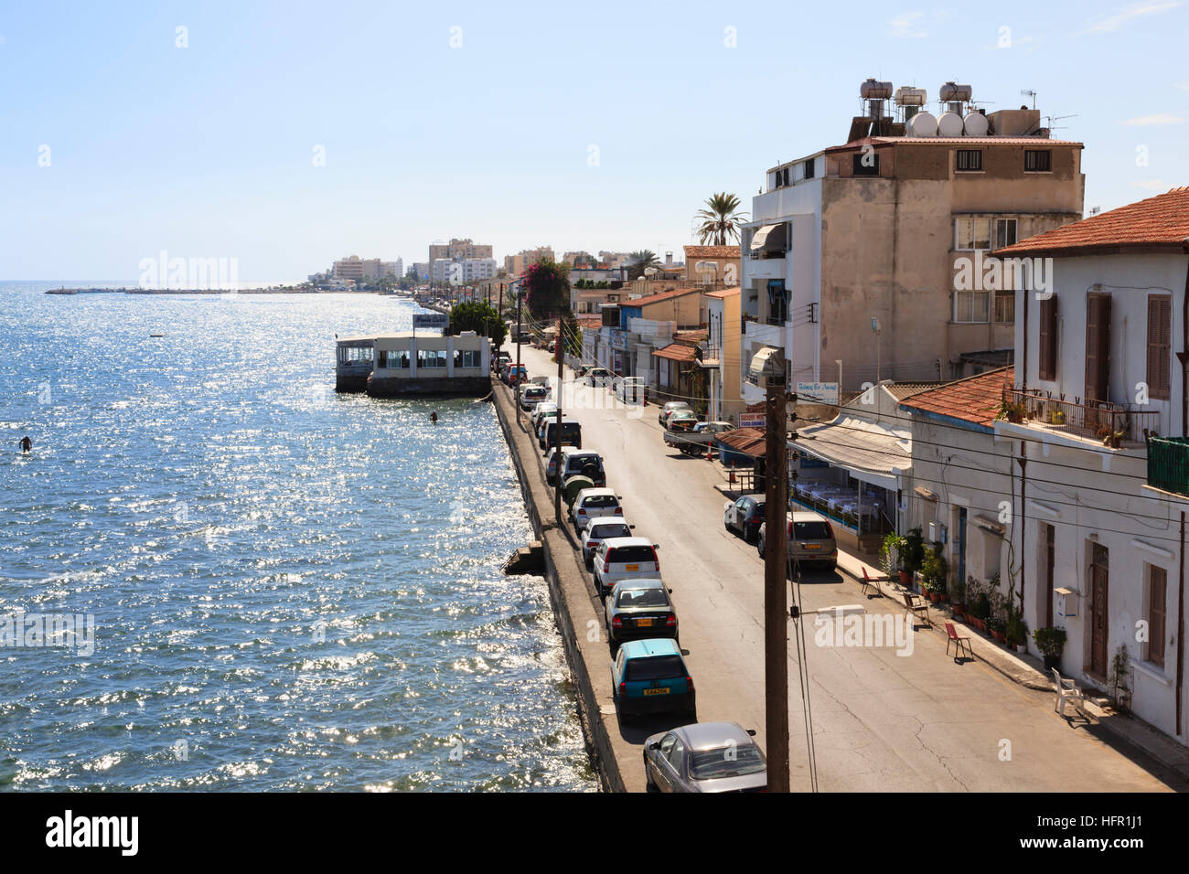 Piale Pasa street, South Larnaca, Turkish quarter,Cyprus Stock Photo ...