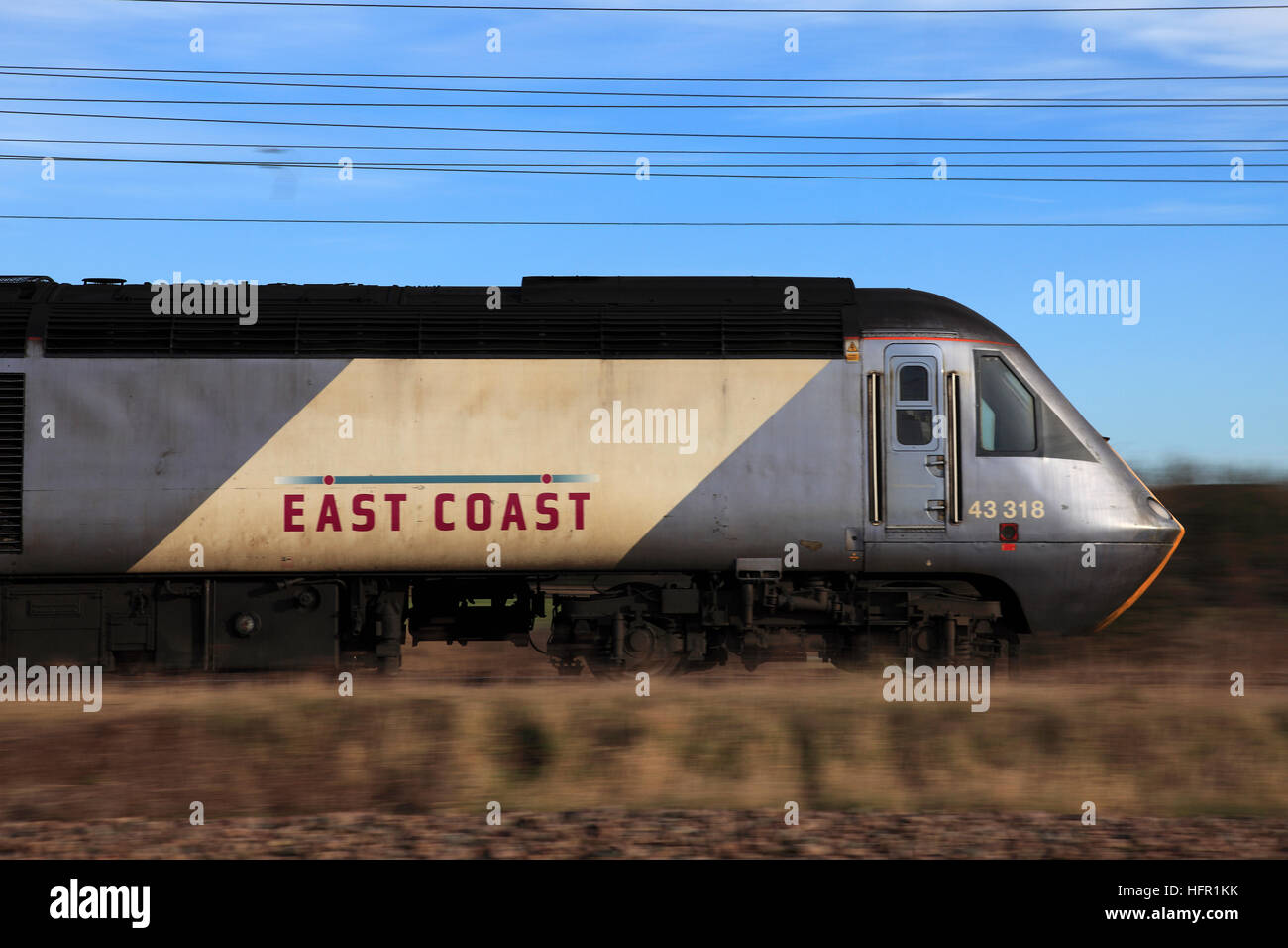 East Coast Trains 43318 High Speed Diesel Engine East Coast Main Line ...