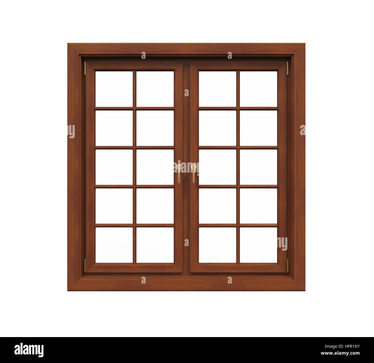 Closed window 3d render with view hi-res stock photography and images ...