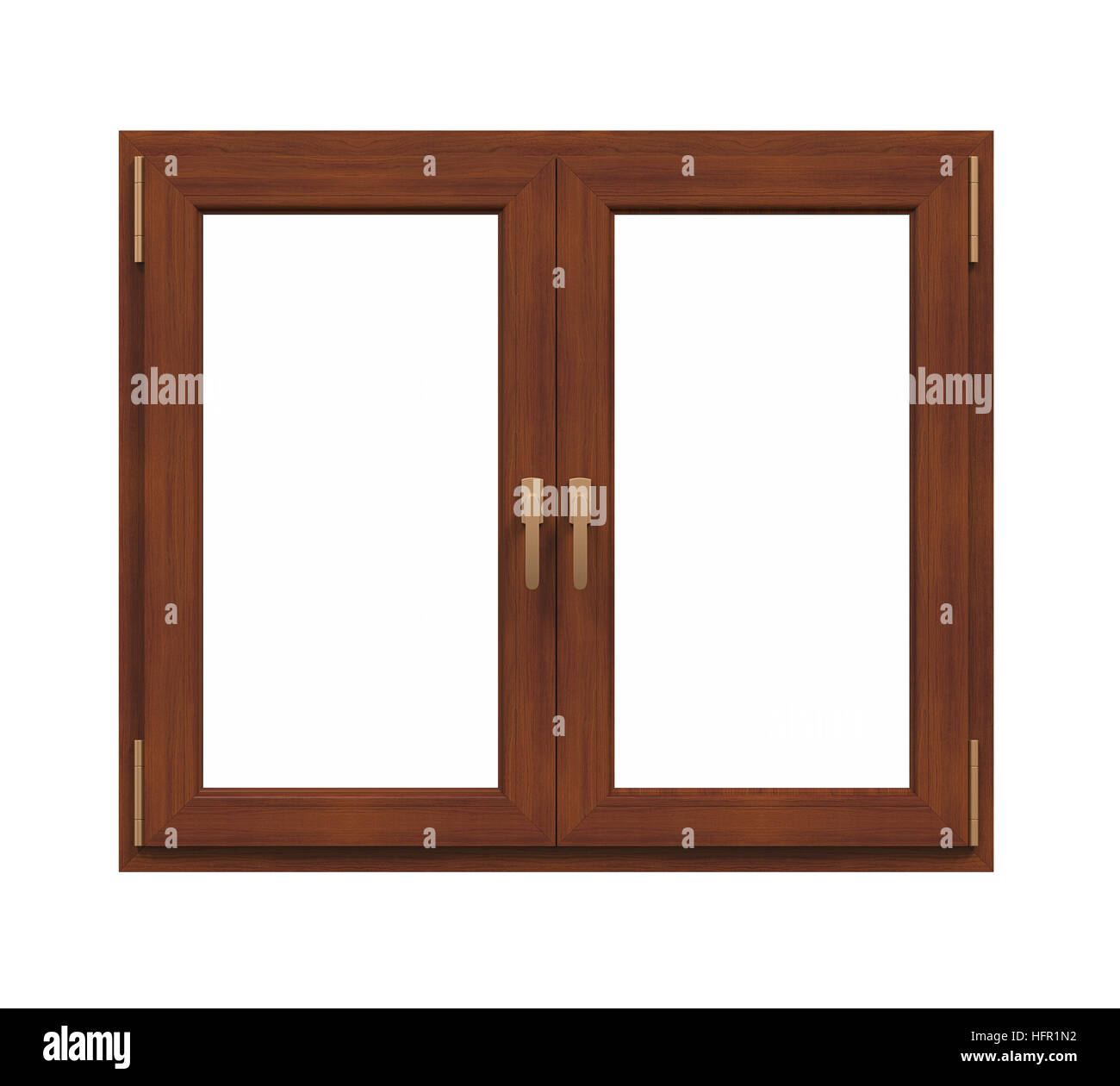 Closed window 3d render with view hi-res stock photography and images ...