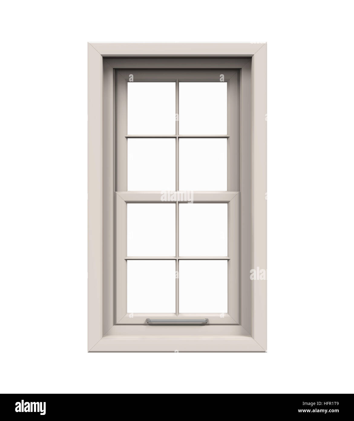 Closed window 3d render with view hi-res stock photography and images ...