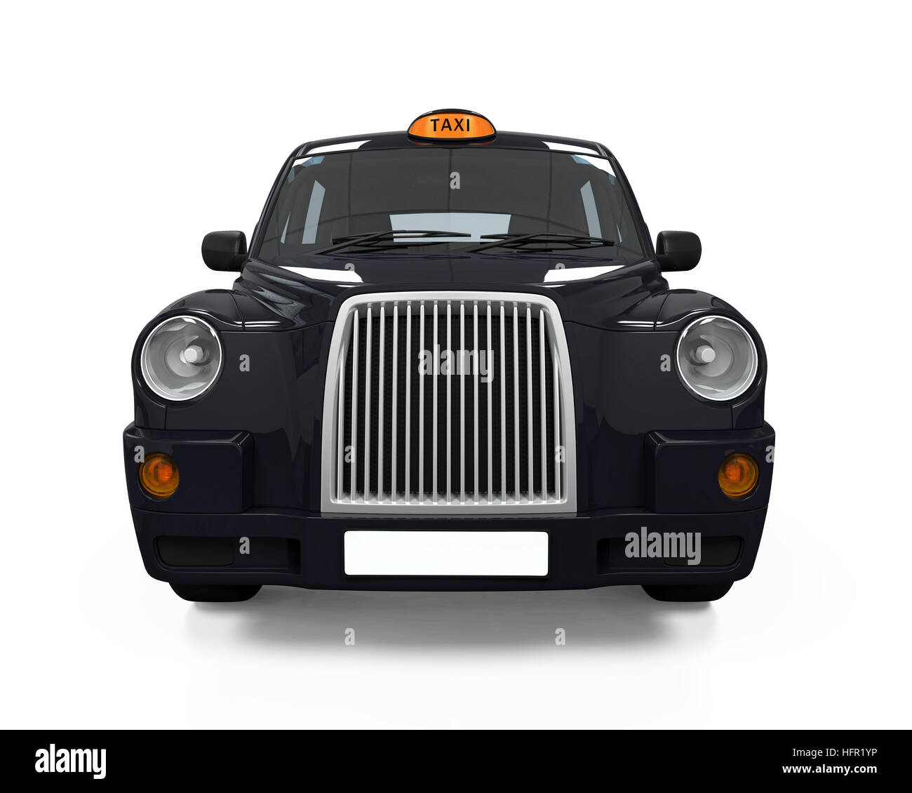 Classic london taxi black Cut Out Stock Images & Pictures - Alamy