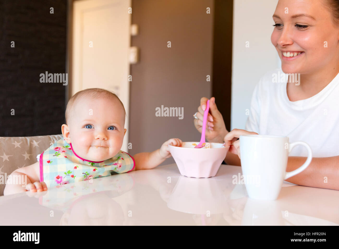 Girl caring for mother hi-res stock photography and images - Alamy
